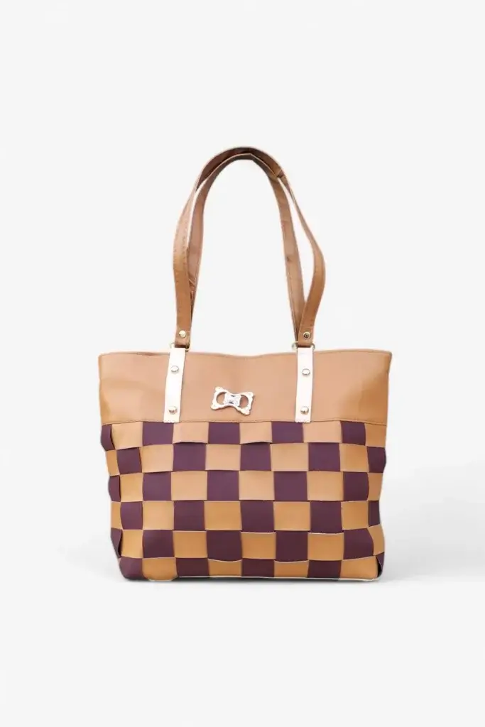 Buy Classic Checked Design Ladies Handbags - Femiwear